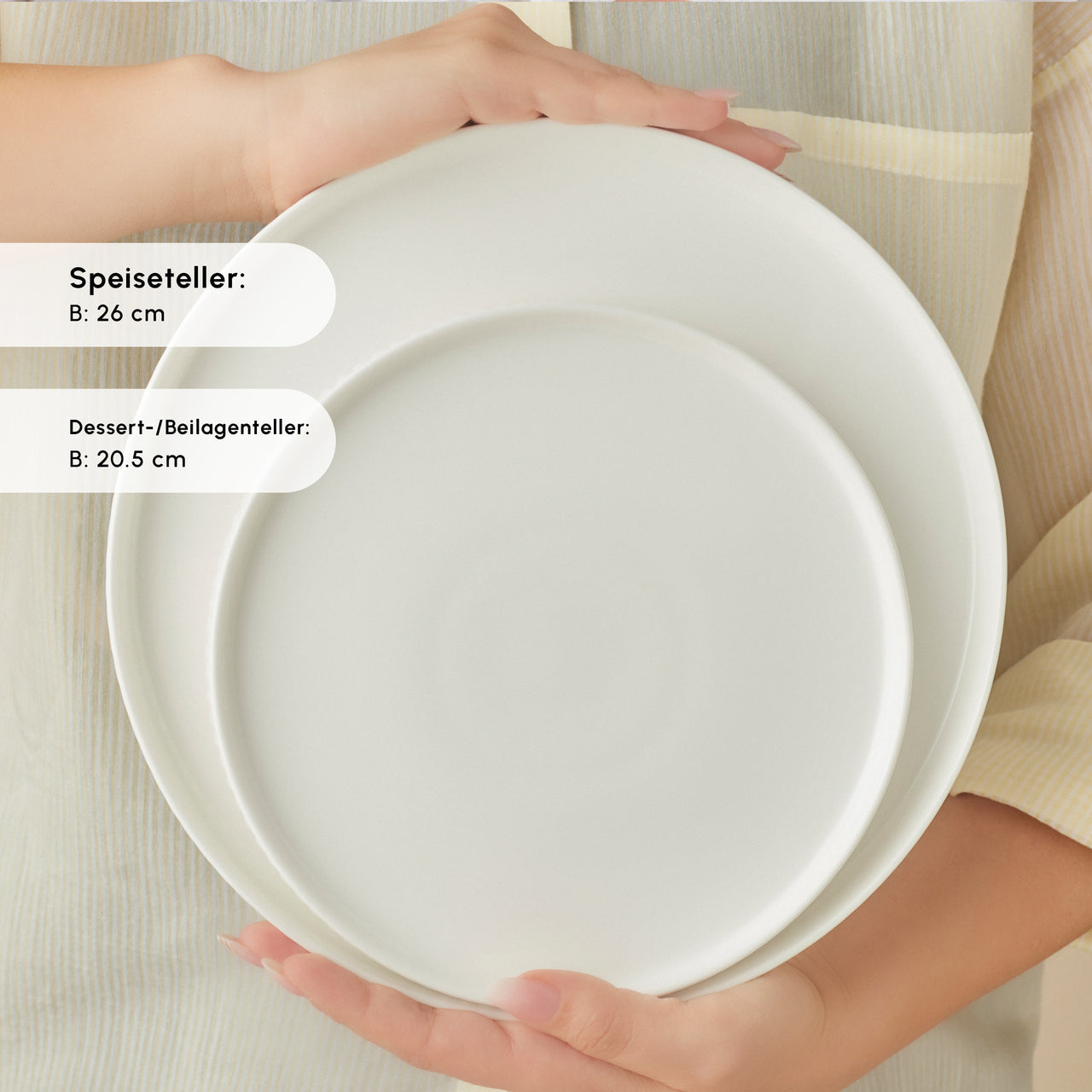 Karaca Forever Bone Pablito Tafelservice, 53-teilig – Evim.ch