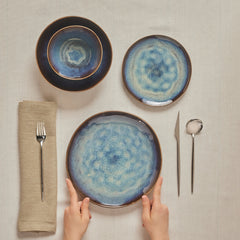 Karaca Leia Reaktiv Geschirrset, 24-teilig – Evim.ch